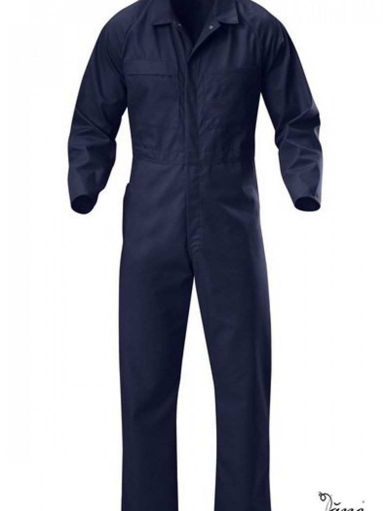 Lacivert İşçi Tulumu TU030 - İğne Personel Kıyafetleri